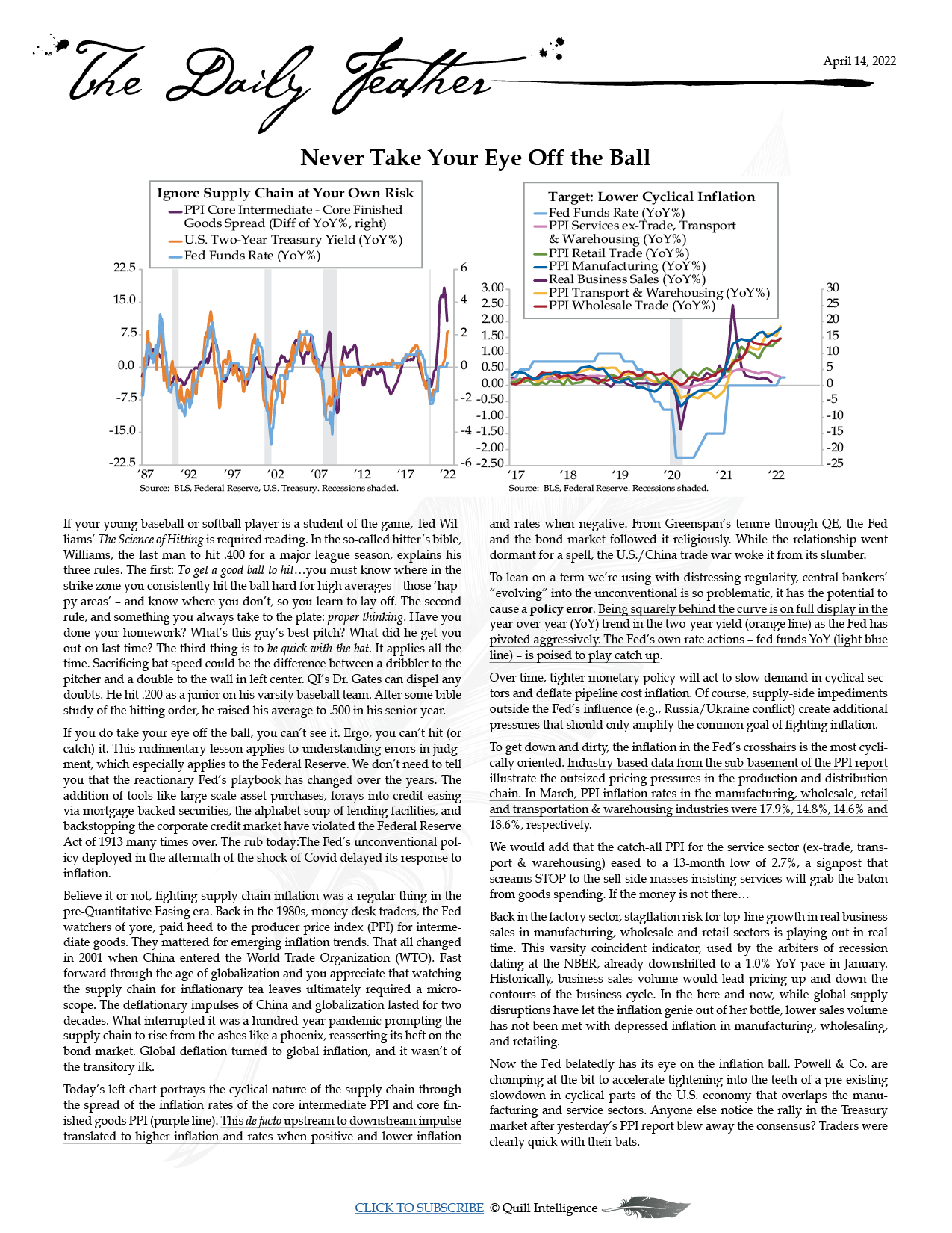 Homepage - Quill Intelligence